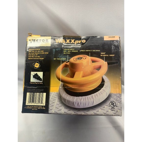 Vector | Other | Vector Waxxpro Vec 266 Random Orbit Buffer Waxer ...